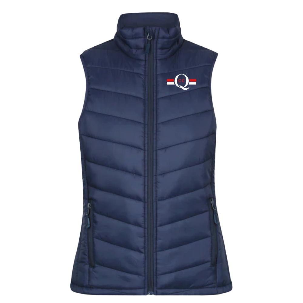Queenscliff Cricket Club Embroidered Vest - Womens – Looking Smart ...